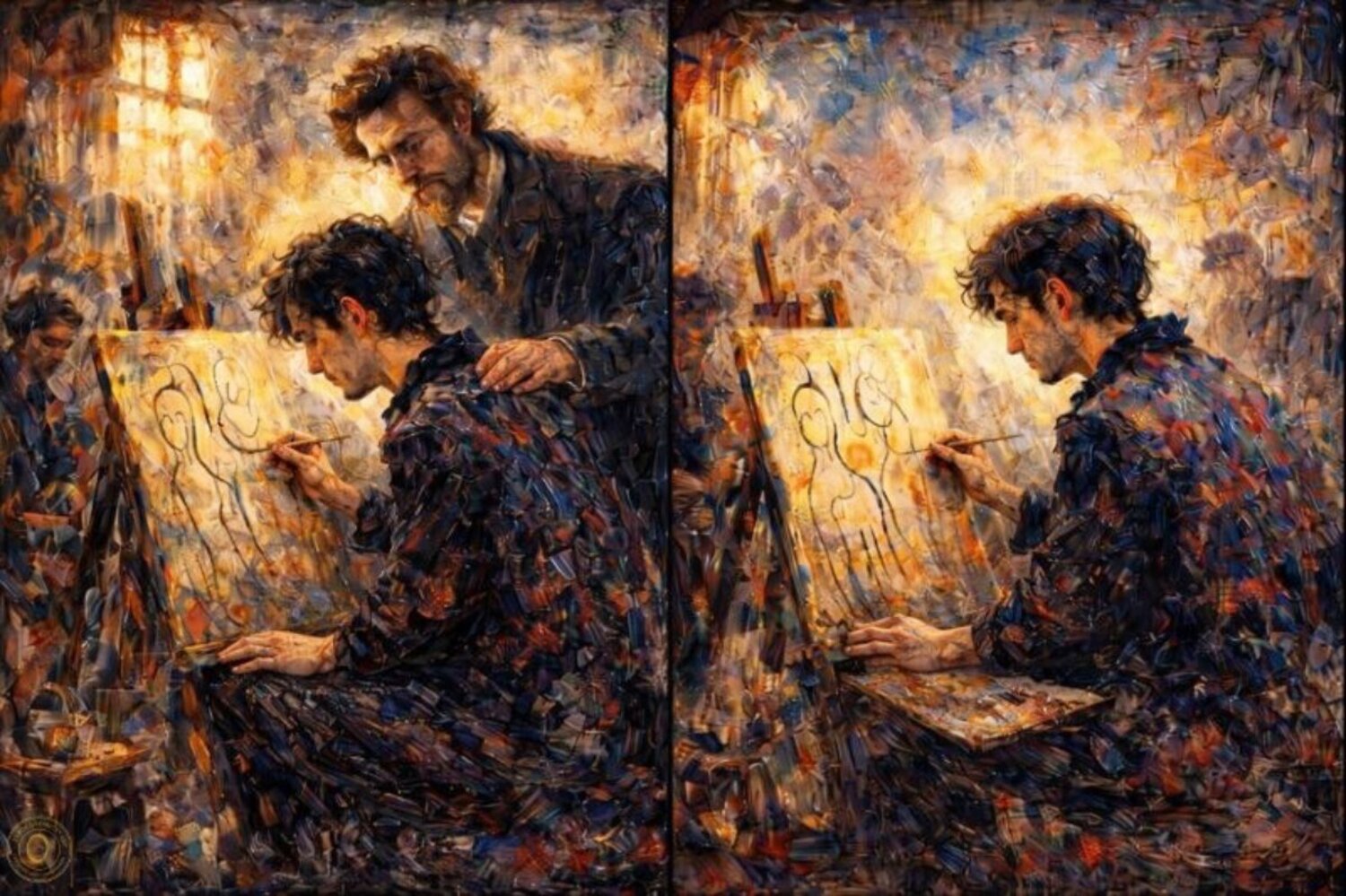 Modigliani et Fattori — Beaux-Arts de Florence, 1905 by JozeXart (2026 ...