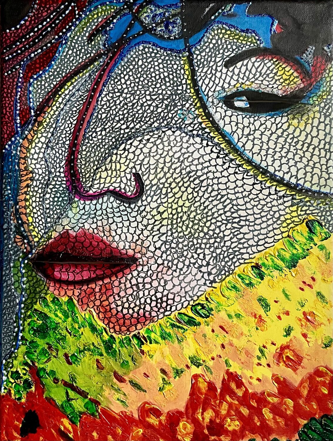 Veils and Red lips Kati Binda