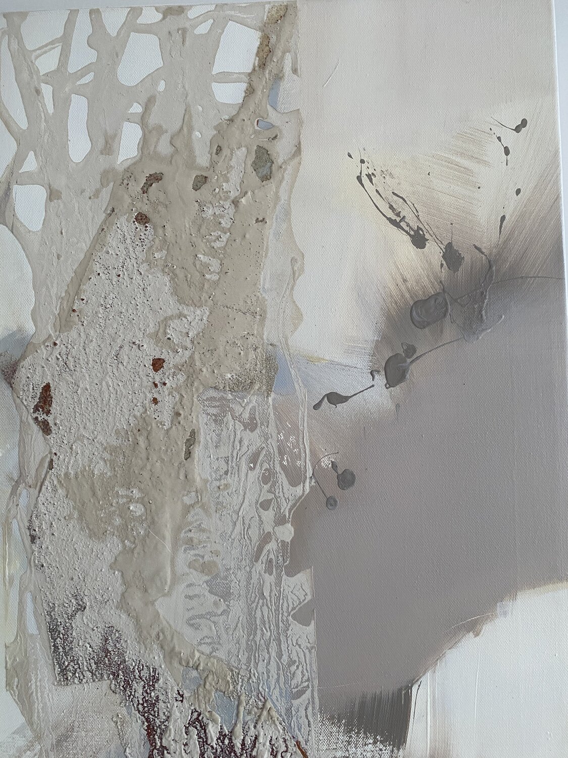 Rémanence by Véronique Ball (2024) : Painting Acrylic, Sand on Canvas ...