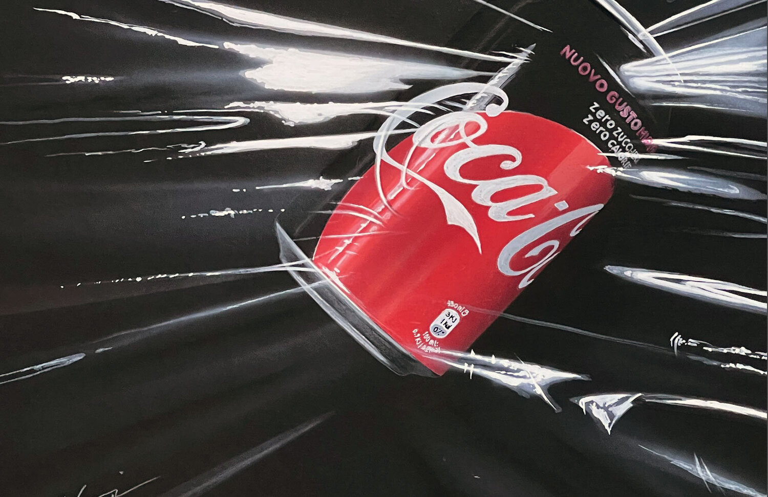 Packed Coke by Leonello Calvetti (2018) : Painting Watercolor, Pen on ...