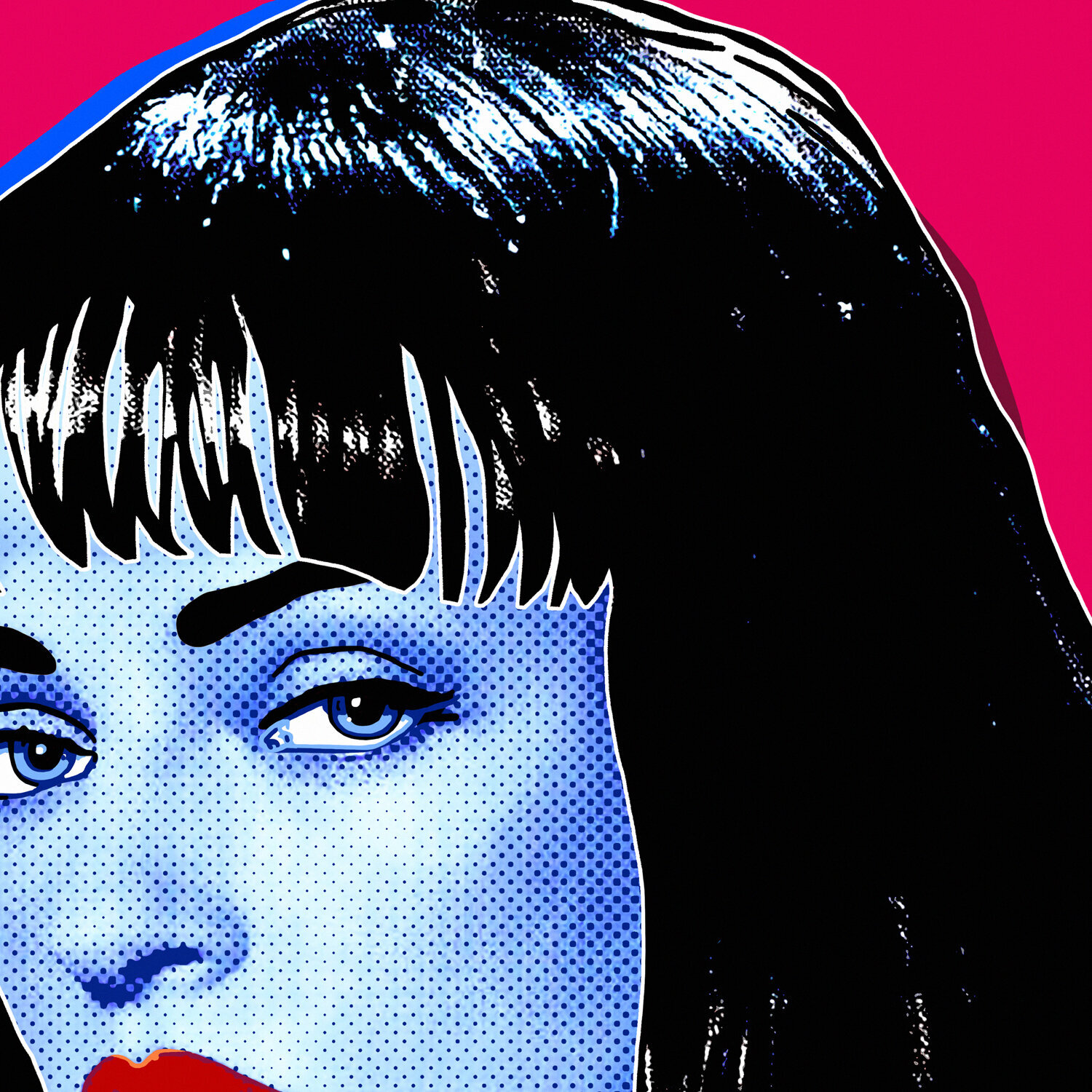 Plup Fiction (Uma Thurman - Uma Karuna Thurman) by Kauli aka Christof Kaul (2021) : Print Giclée ...