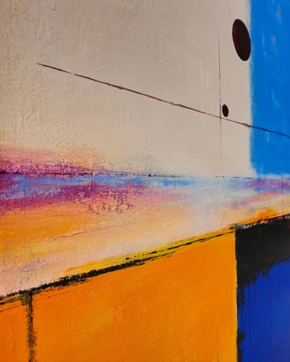 Never Destination von Albert Tison (2025): Malerei Acryl auf Leinwand ...