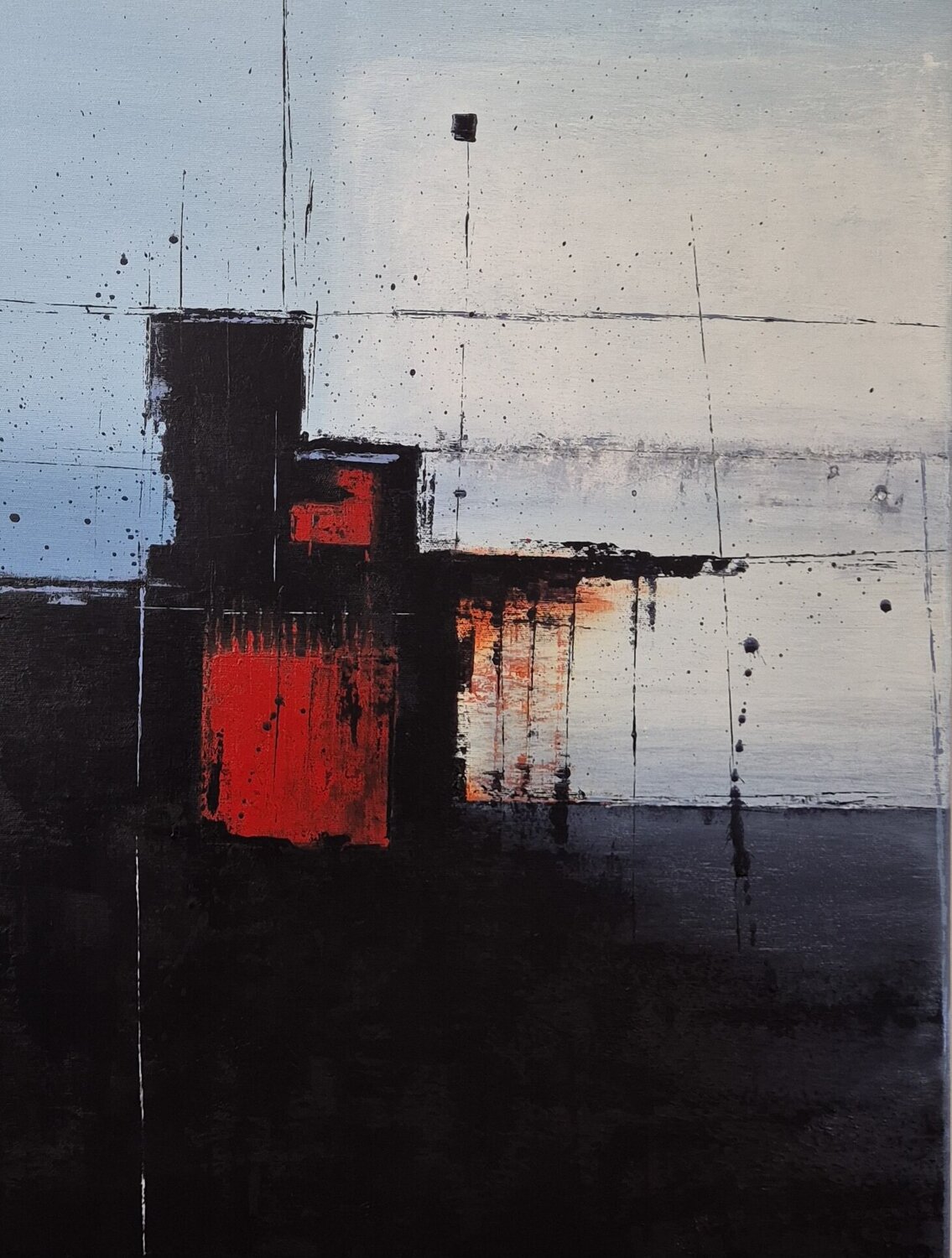 EXIT by Albert Tison (2025) : Painting Acrylic on Canvas - Singulart