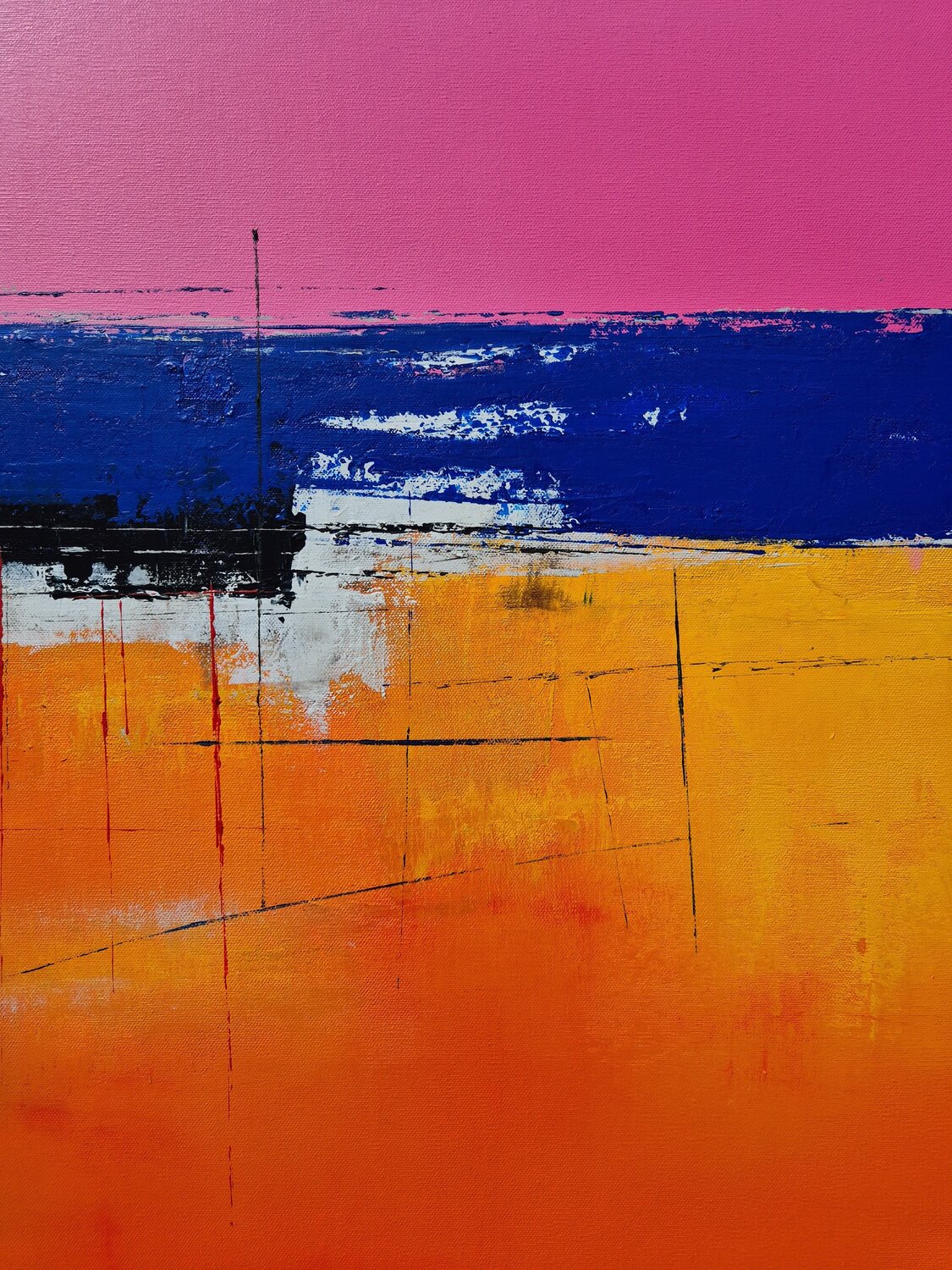 Future Days de Albert Tison (2025) : Peinture Acrylique sur Toile ...