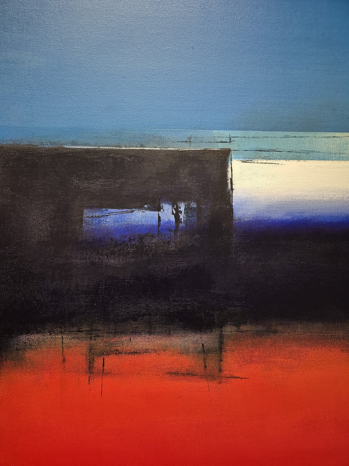 Cold Ground von Albert Tison (2025): Malerei Acryl auf Leinwand - Singulart