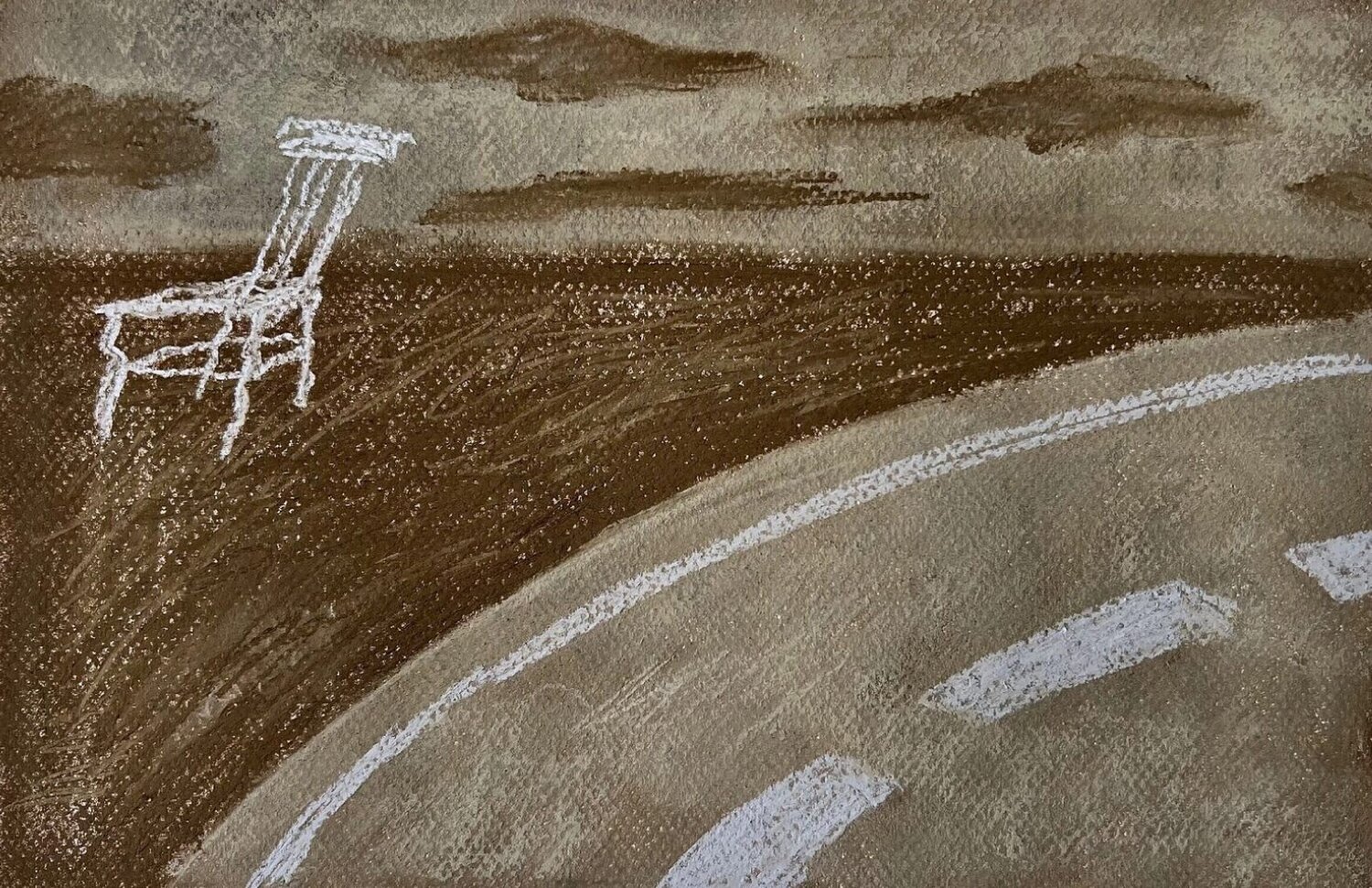 Trip de Yiming Tang (2025) : Œuvre sur papier Pastel, Crayon de couleur - Singulart