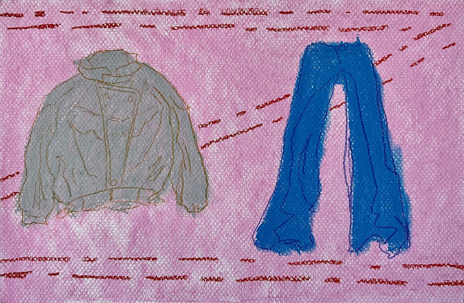 Homeless From Paris de Yiming Tang (2025): Obra en papel Otros materiales - Singulart