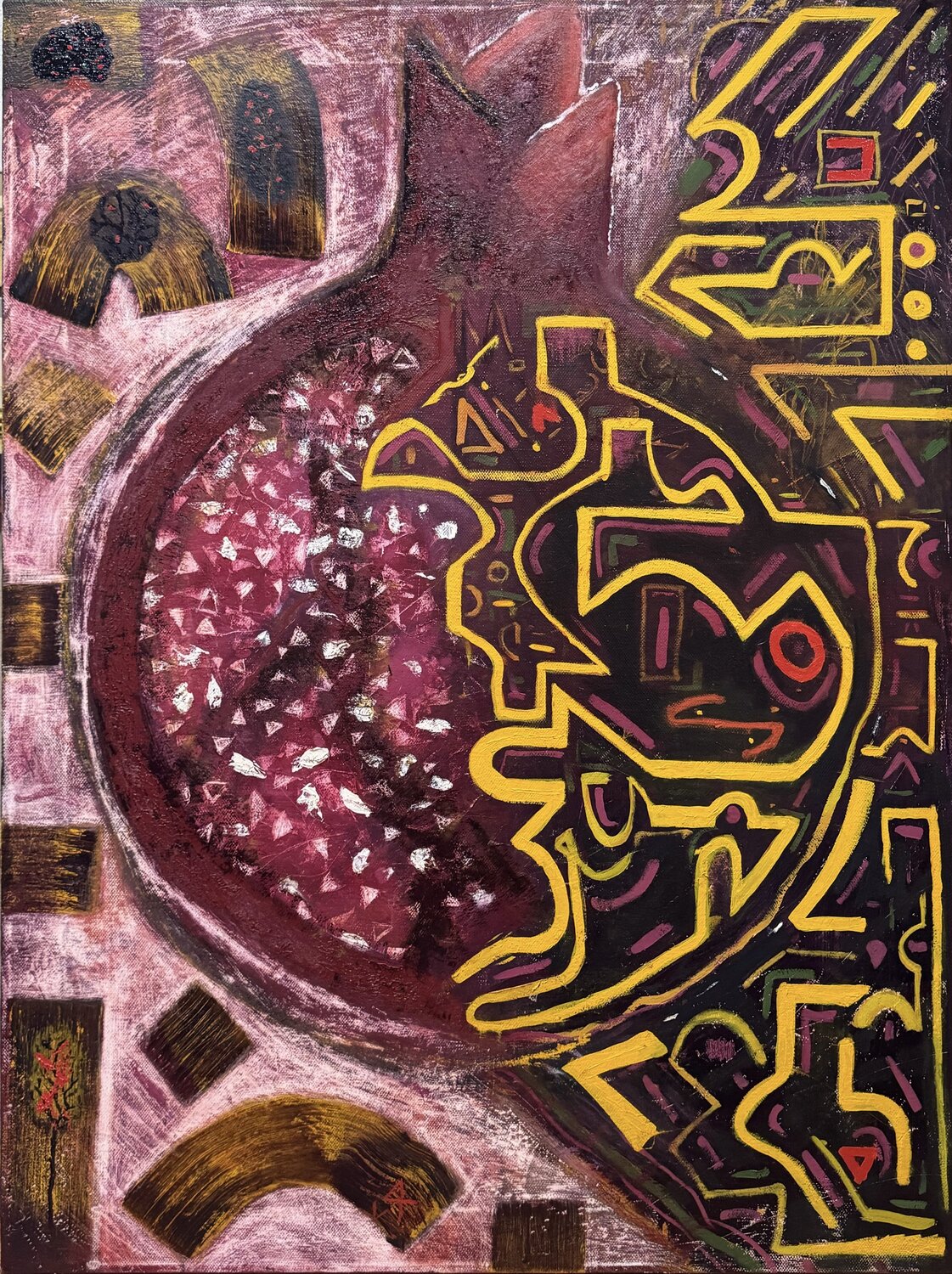 Nar de Teymur Mammadov (2024): Pintura Óleo en Lienzo - Singulart