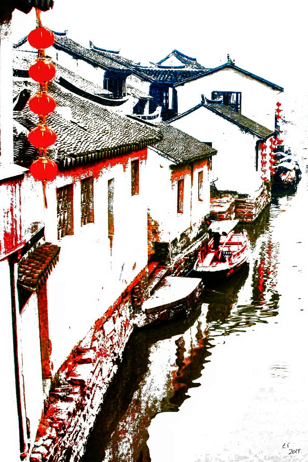 Channel, Left Side by Thomas Falkner (2024) : Digital Digital on Metal ...