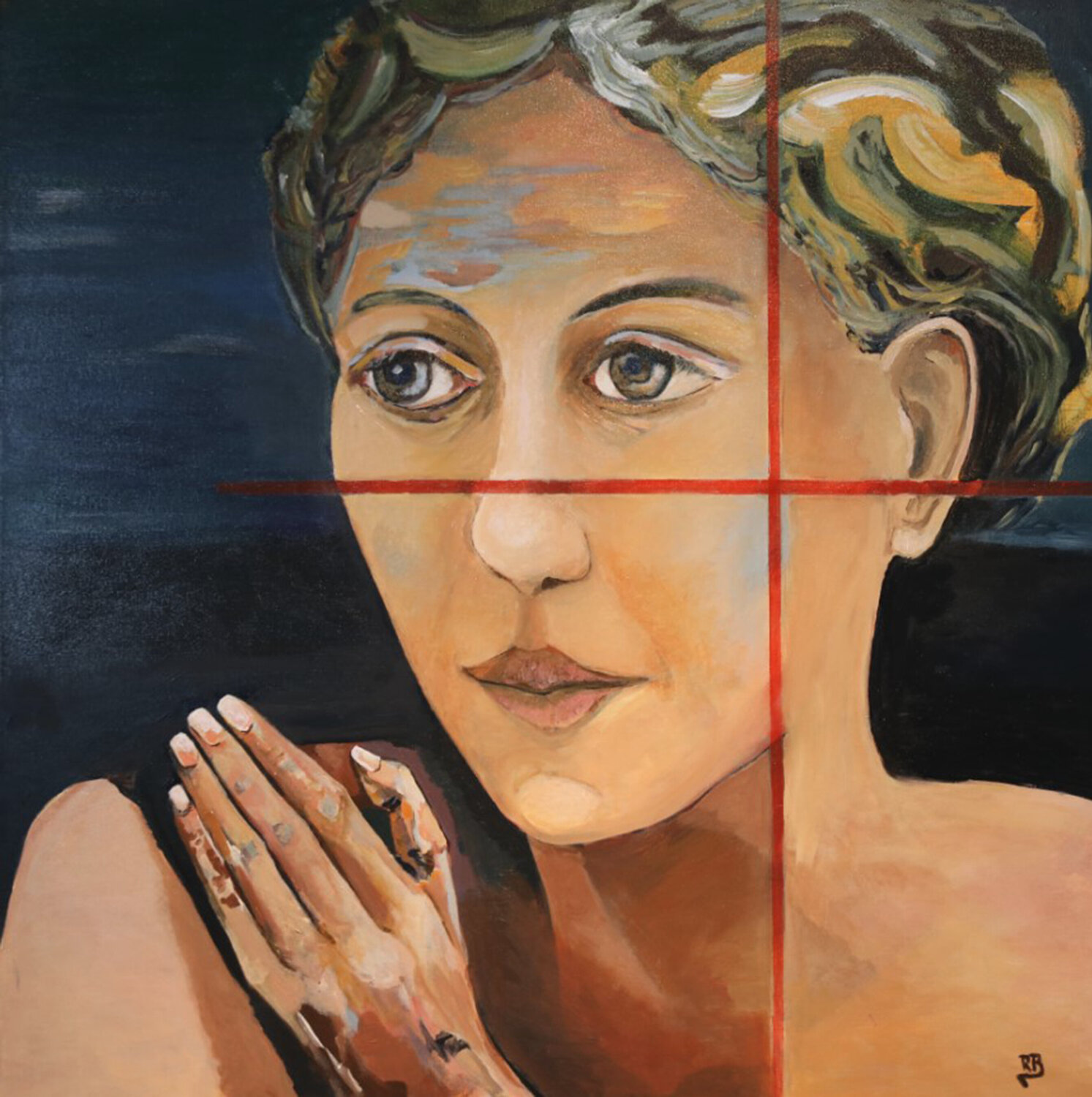 Vulnerabel by Rainer Bergmann (2024) : Painting Oil on Canvas - Singulart