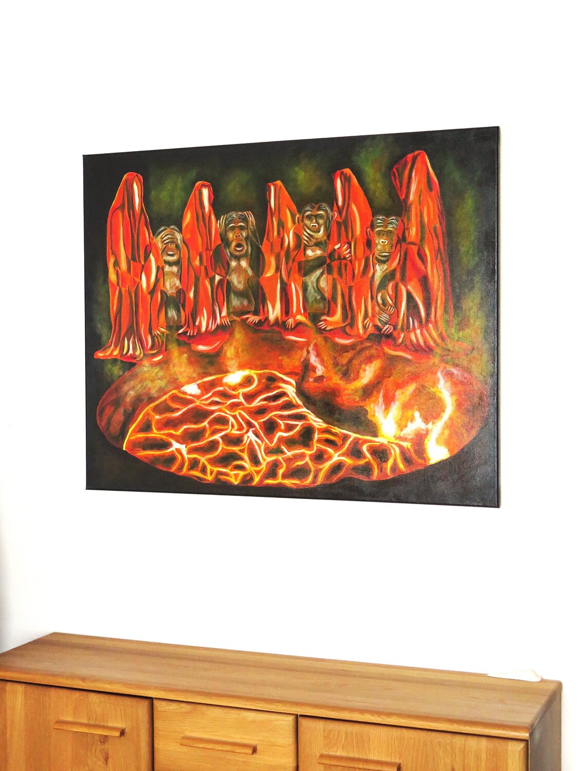 European Phlegm by Rainer Englisch (2016) : Painting Acrylic on Canvas ...