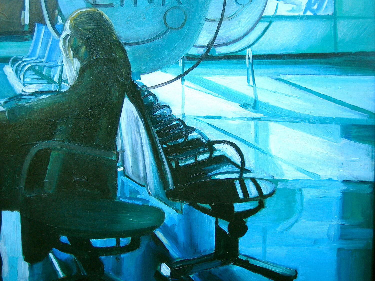 Luci d'aeroporto n.5 by Paolo Cristiani (2003) : Painting Acrylic on ...