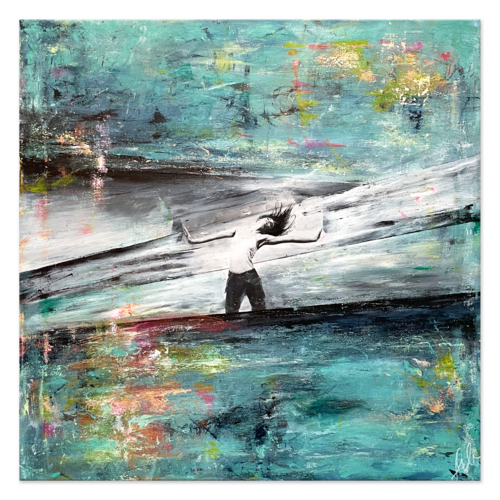 Express Yourself de Maria Liva Loran (2024): Pintura Acrílico, Collage ...