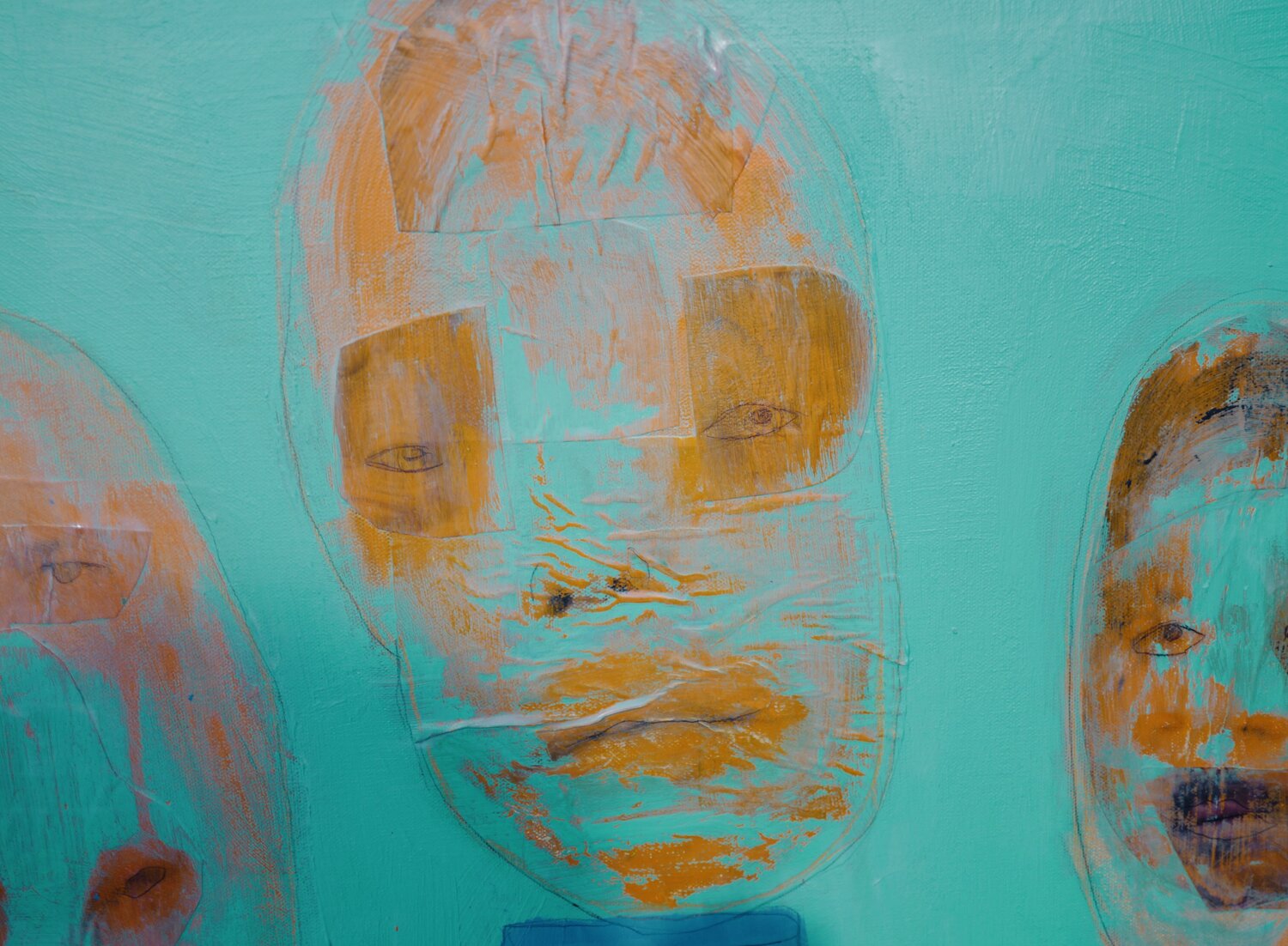 The Three Tenors by steven kolenik (2025) : Painting Acrylic, Collage ...