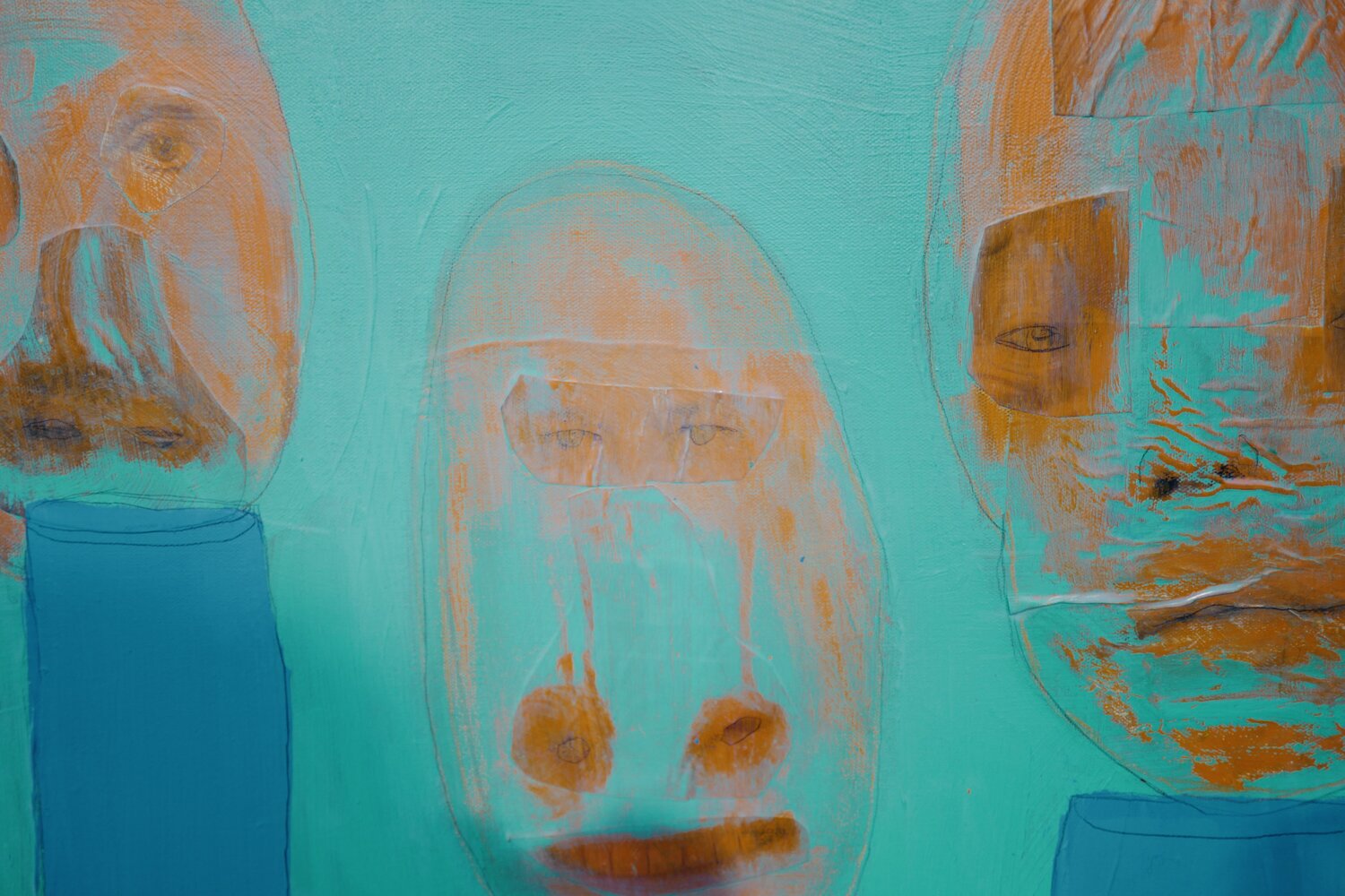 The Three Tenors by steven kolenik (2025) : Painting Acrylic, Collage ...