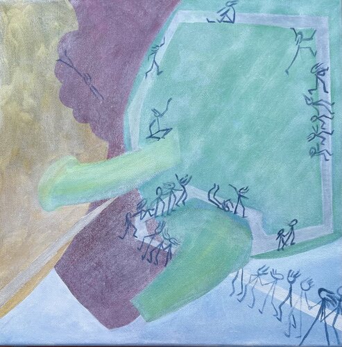 Ils partent tous croquer le Lotus, comme dans une pomme. They all go ...