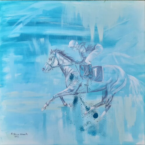 Fast on Ice by Ursula Stüwe-Schmitz (2022) : Painting Acrylic on Canvas ...