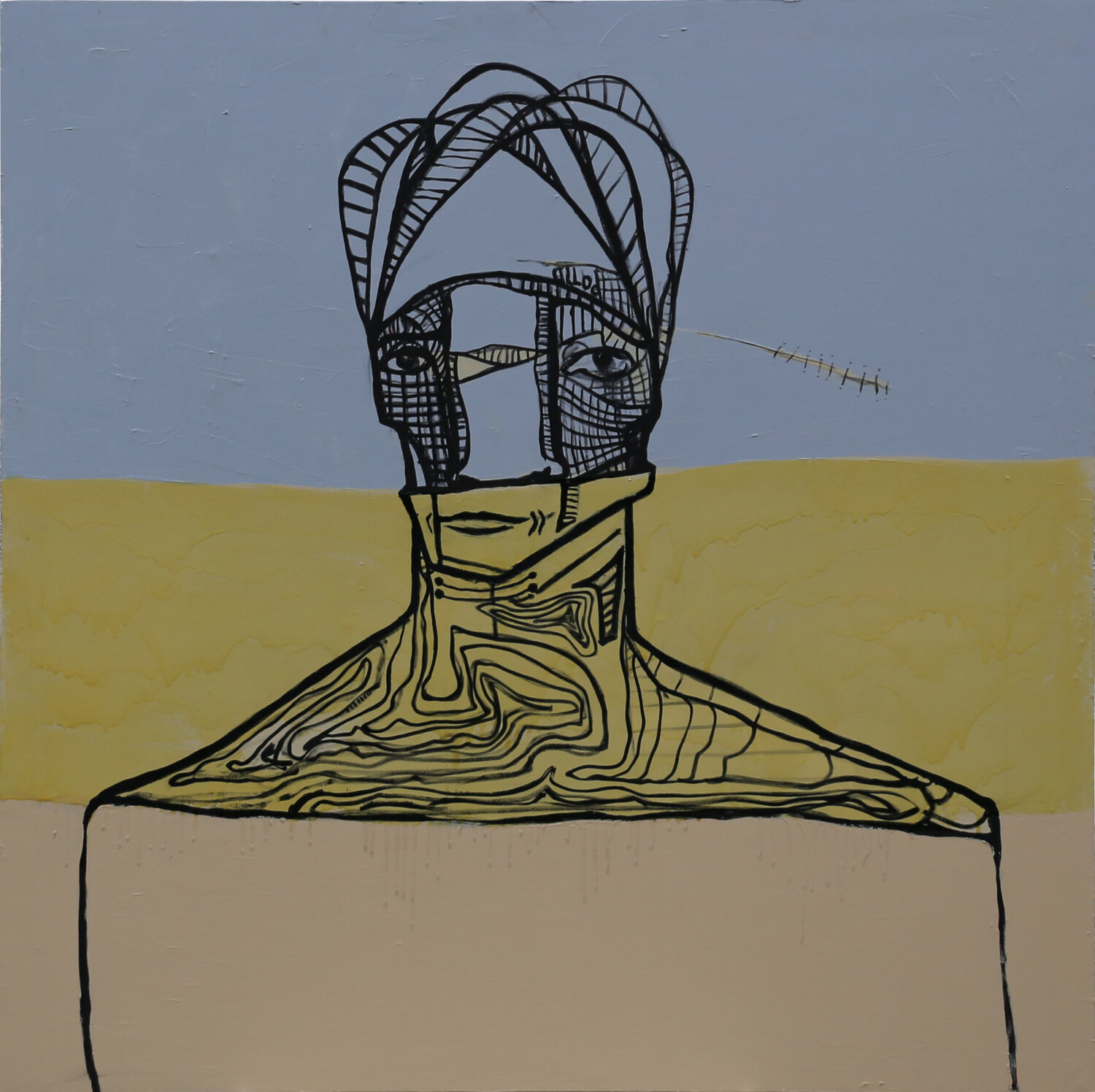 Still Head by Arian Hashani (2024) : Painting Acrylic, Oil on Canvas ...