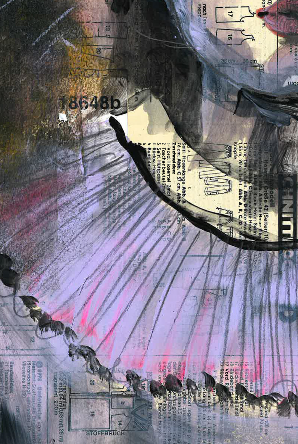 Storyfaced II by Inna Stein (2024) : Drawing Pencil, Charcoal on Paper ...