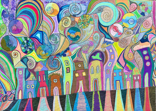 We are all a little weird by Dragana Olah (2025) : Drawing Felt on ...