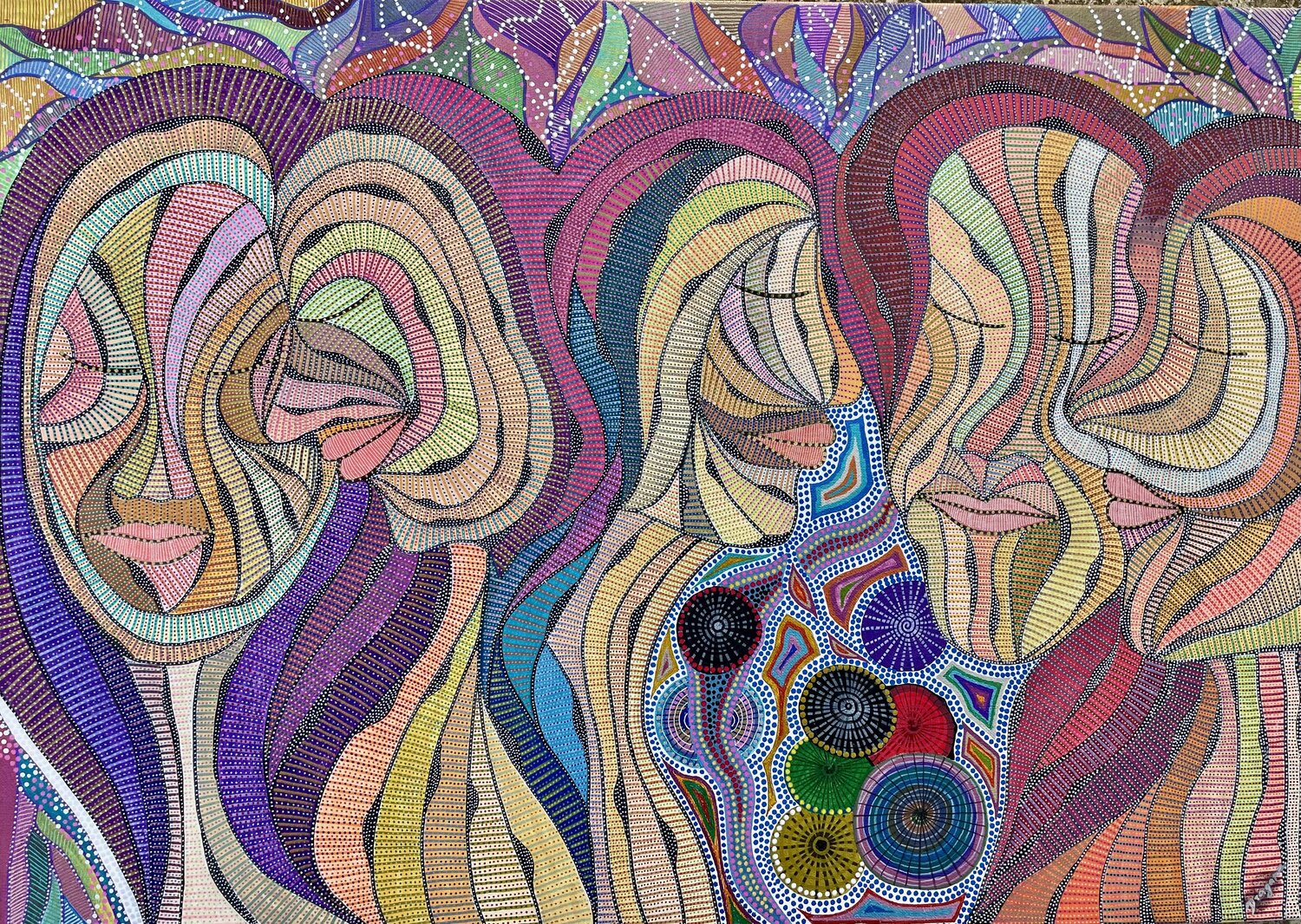 Echoes of Understanding de Dragana Olah (2025) : Dessin Feutre sur ...