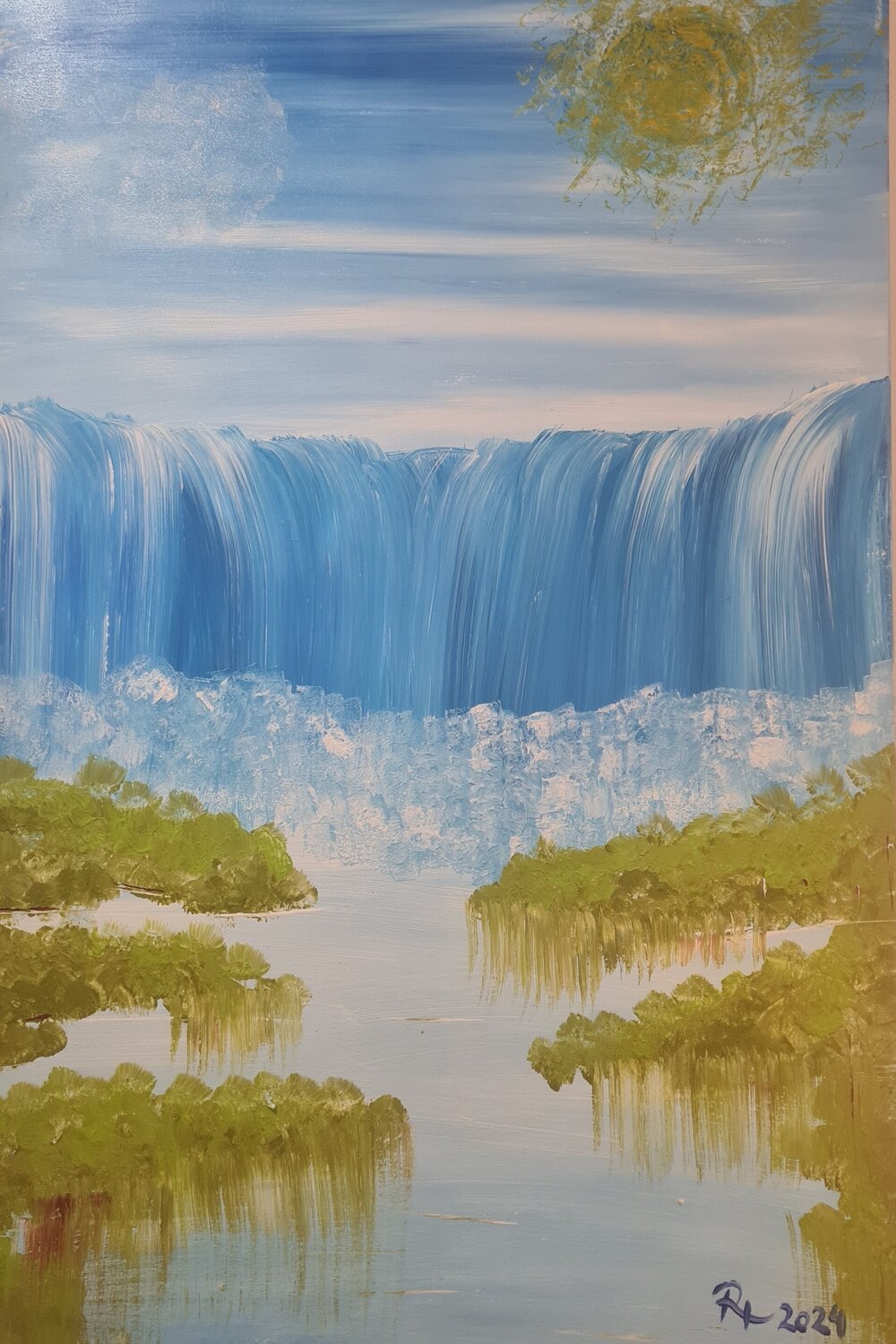 Spirit of water by Helga Katharina Rauter (2024) : Painting Acrylic on ...