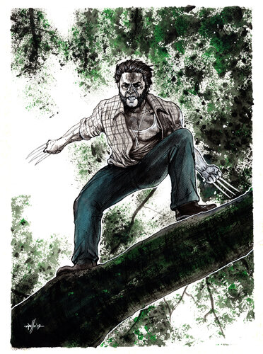 Wolverine de Marco Russo (2015) : Dessin Crayon sur Papier - Singulart