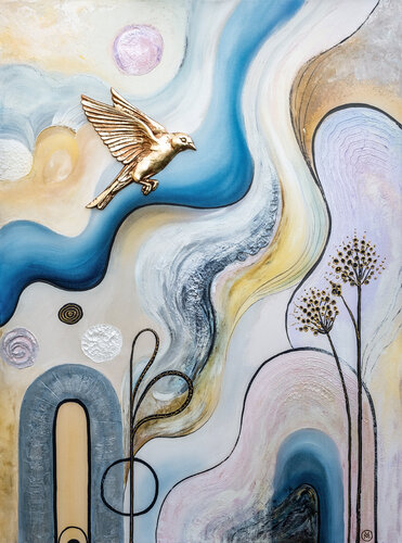 Golden Legacy III – “The Majestic Silence” This original artwork is part of the Emboss Art ...