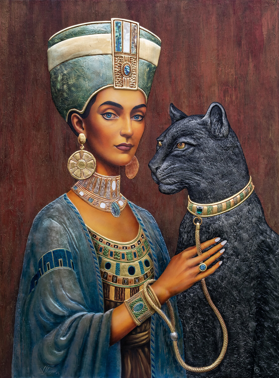 Golden Legacy III – “The Majestic Silence” This original artwork is part of the Emboss Art ...