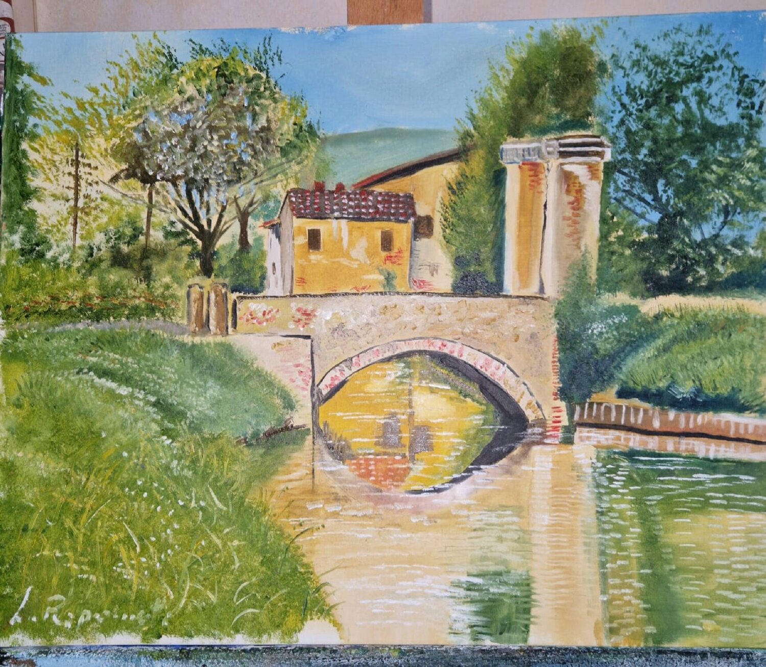 Borgo Italiano de luca Ripamonti (2023): Pintura Óleo en Lienzo - Singulart