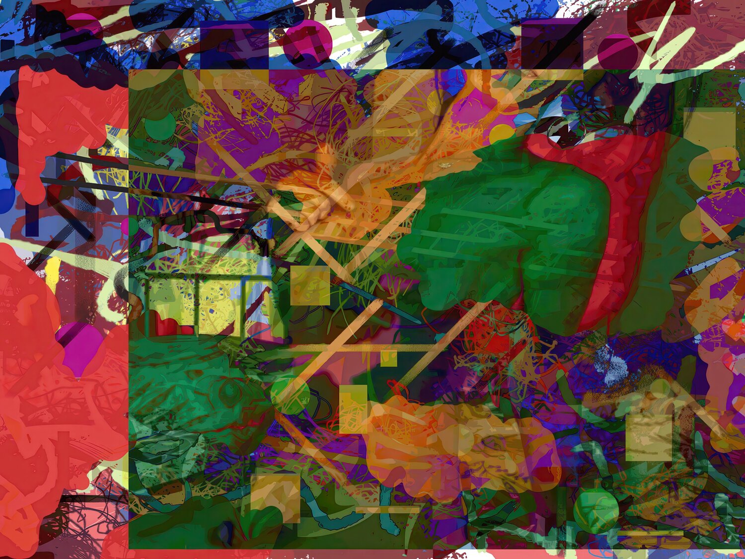 Merkin de Mark LaRiviere (2020) : Digital Digital sur Plexiglas - Singulart