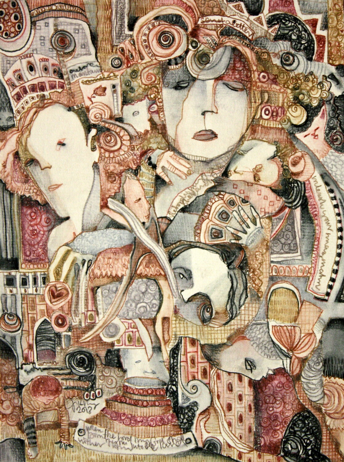 Birthday wishes de Nikky Wirth (2019): Obra en papel Acuarela, Lápiz de ...