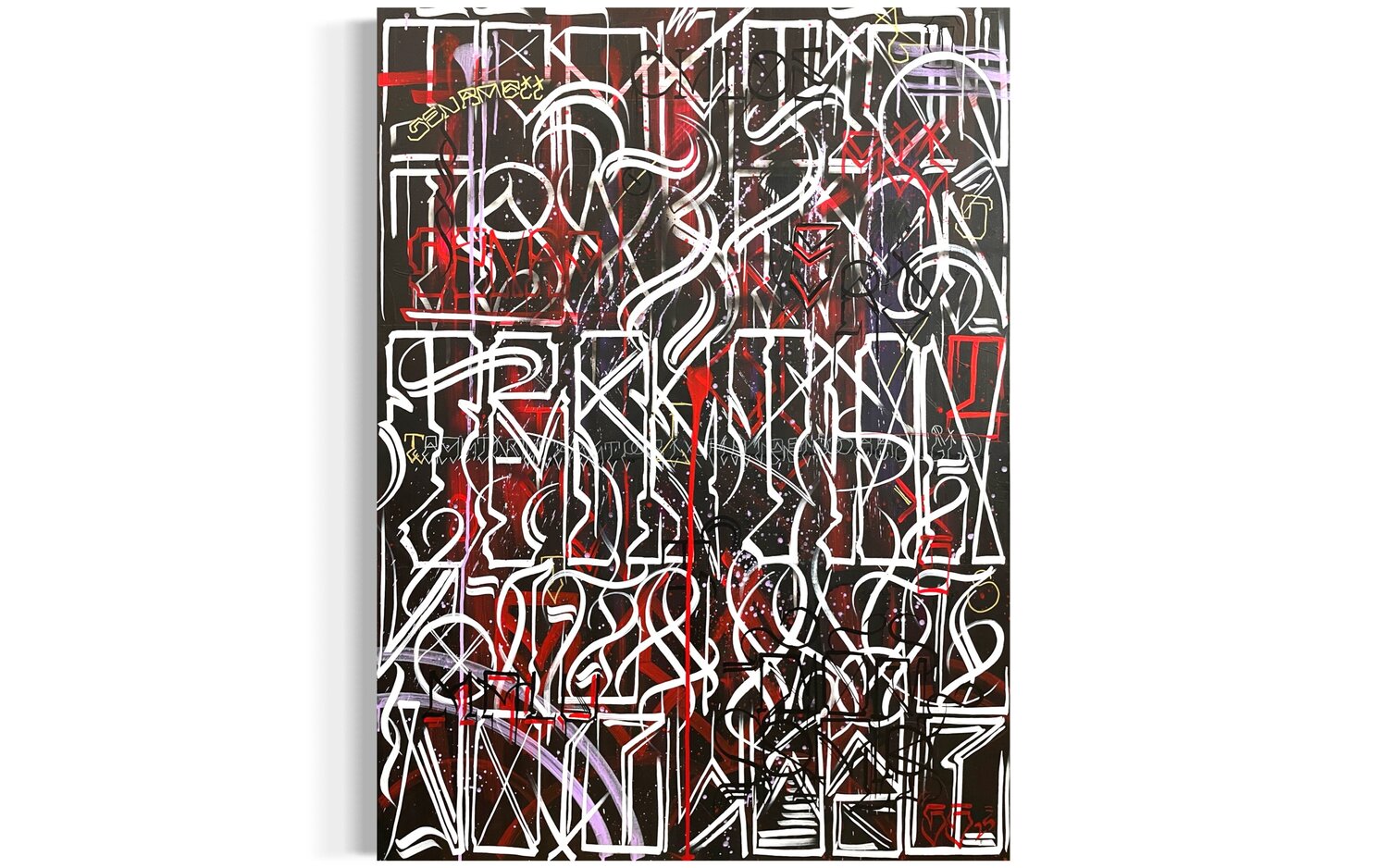 Blood Mess by Heitor Senra (2025) : Painting Acrylic on Canvas - Singulart