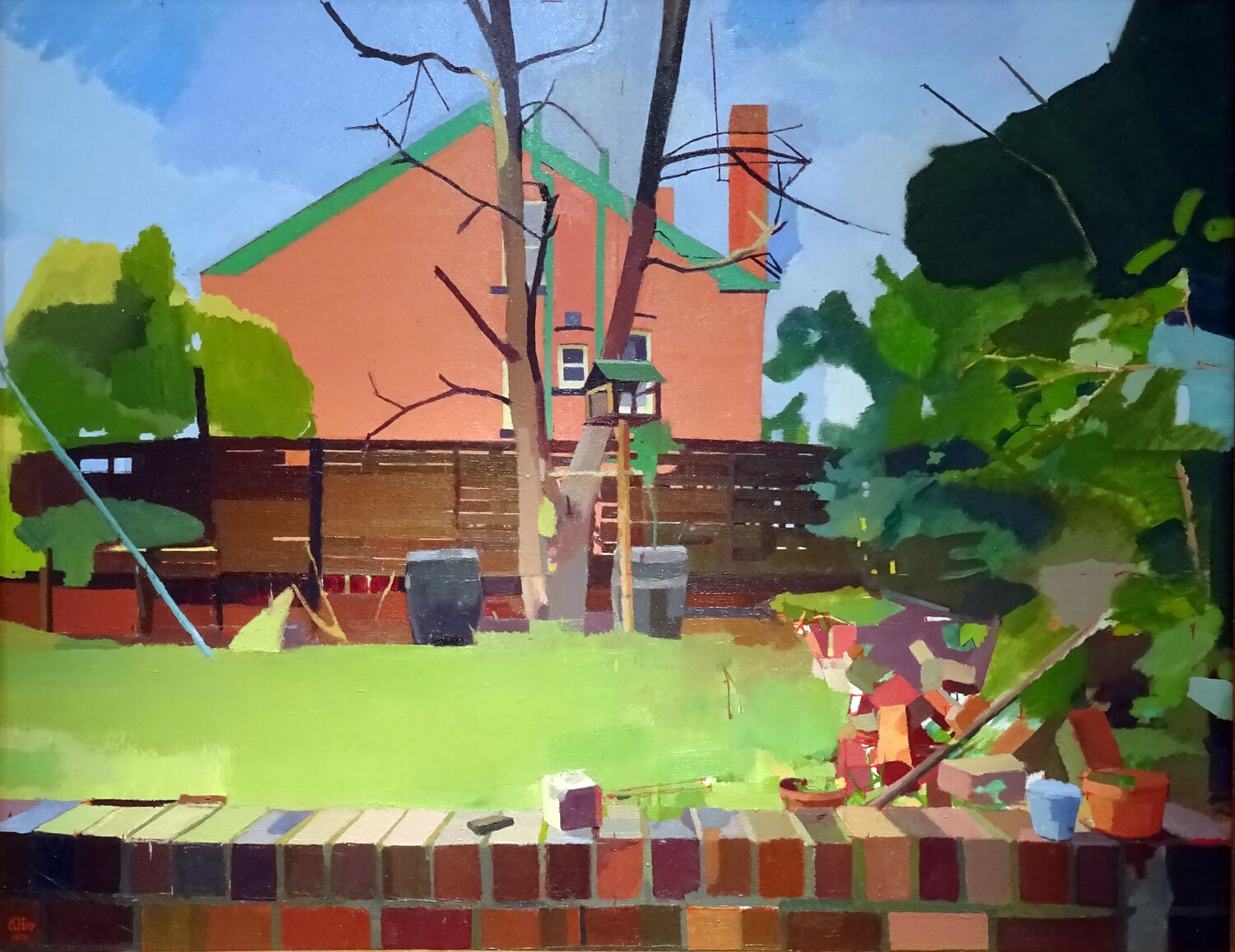 Cartesian Landscape de Kenneth Hay (1977): Pintura Óleo en Lienzo ...