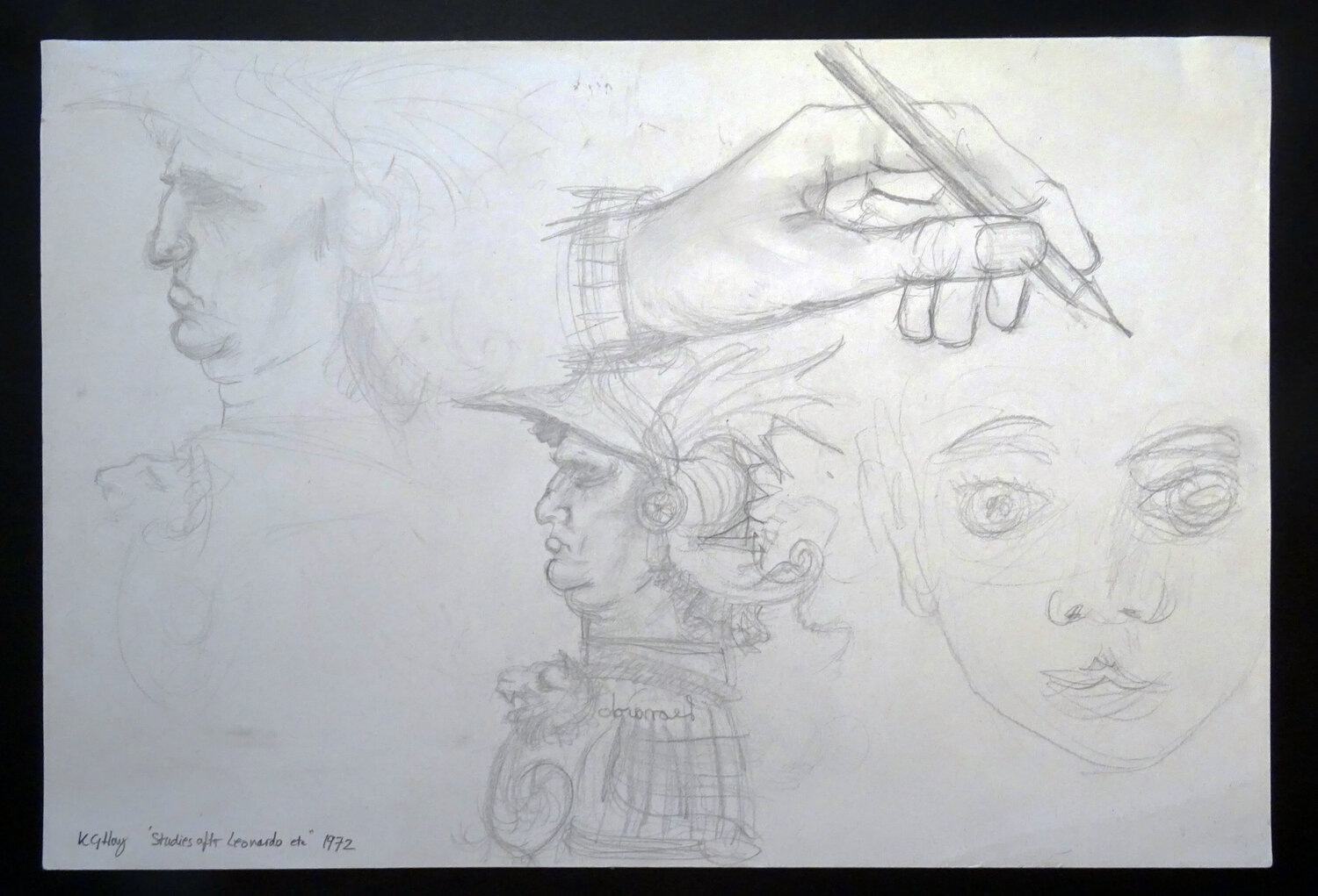 Study after Leonardo and other sketches von Kenneth Hay (1972 ...