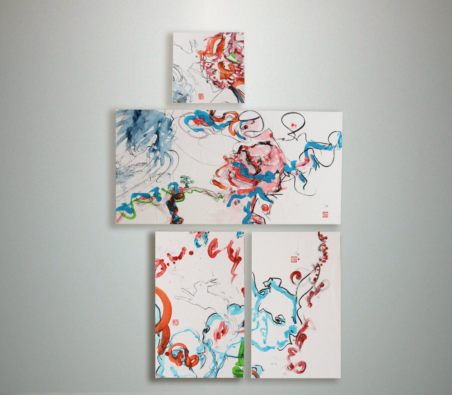 Michi – Der Sprung I by Christiane Hiltrop (2024) : Other Media Acrylic ...