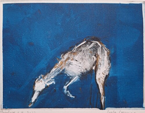 Sanka 2 by Corinne Cesca (2022) : Print Monotype on Paper - Singulart