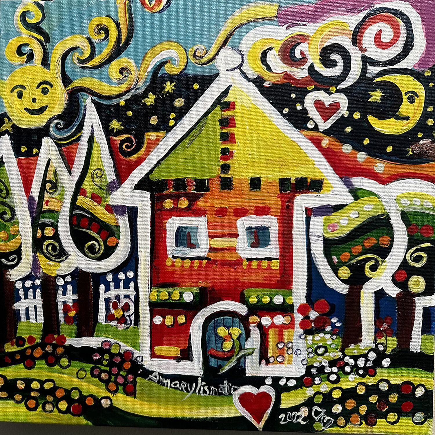 Sweet Home by Marija Matic (2023) : Painting Acrylic on Canvas - Singulart