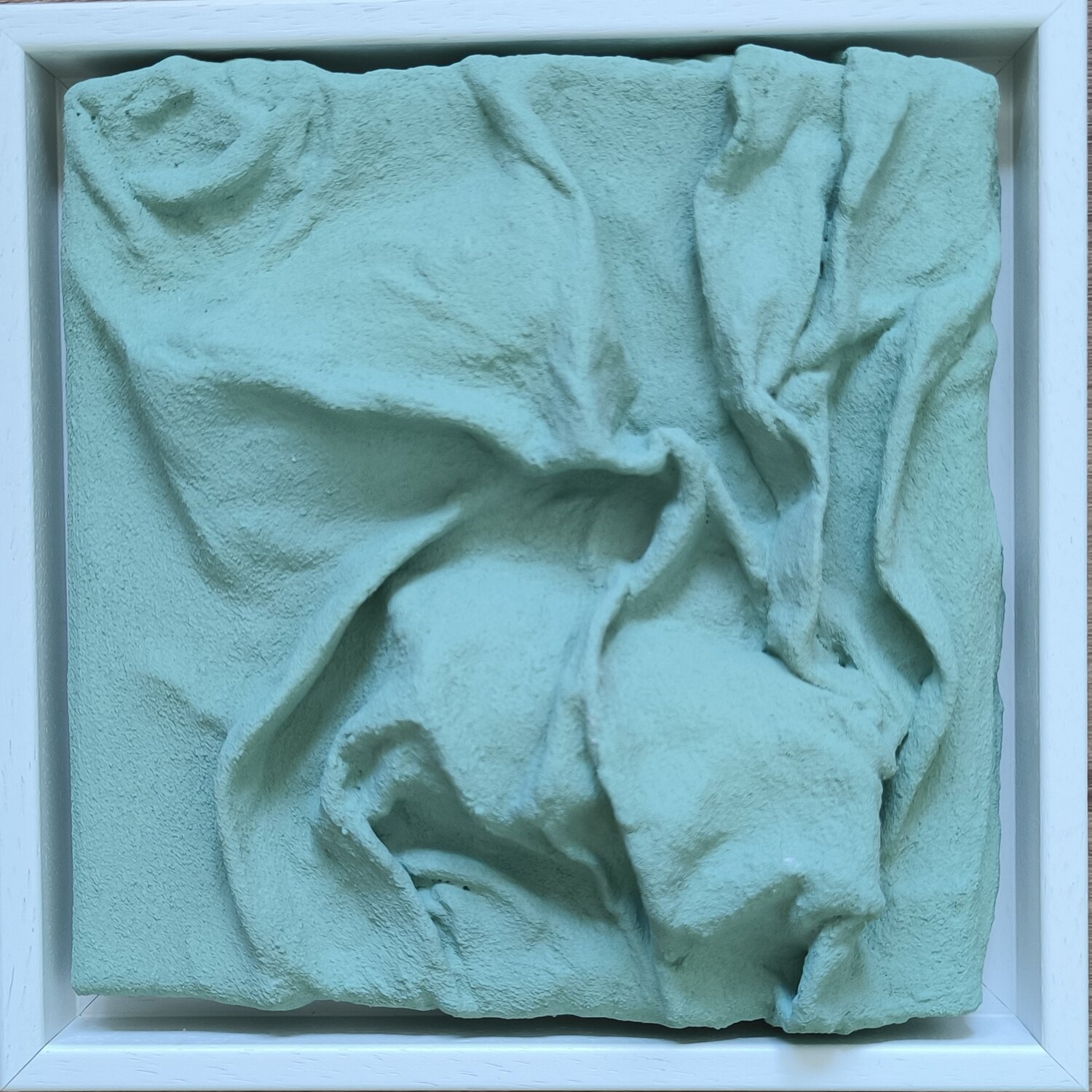 Mint Frequencies by Tanya Silva (2024) : Painting Acrylic, Sand on ...