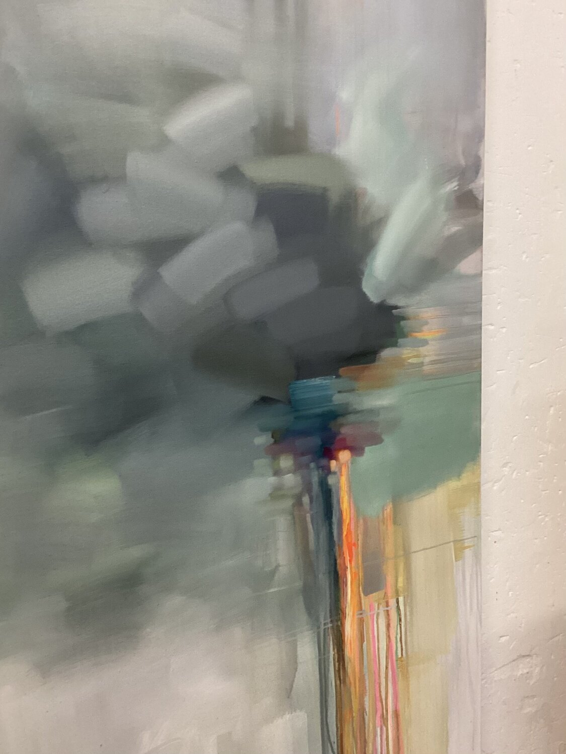 Frequency von Angela McFall (2025): Malerei Öl auf Leinwand - Singulart