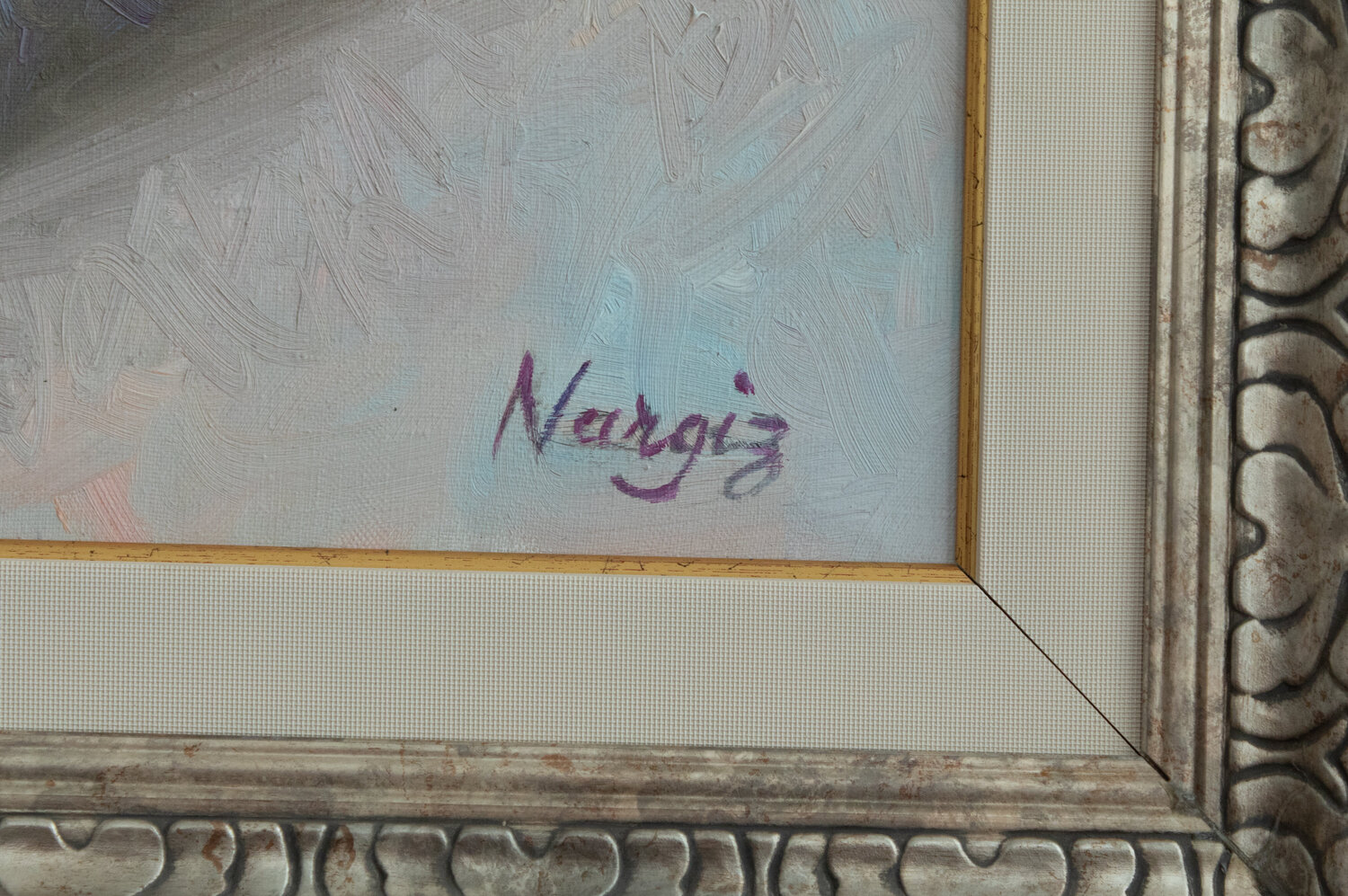 Flowers by Nargiz Guliyeva (2021) : Painting Oil on Canvas - Singulart