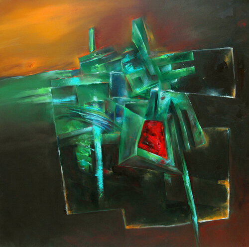 The Apperception de David Dvorsky (2011) : Peinture Huile sur Toile ...