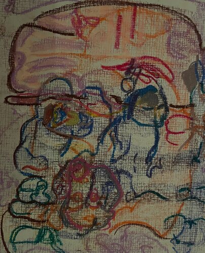 Fully empty by Stéphanie de Kerlan (2025) : Drawing Pastel on Paper ...