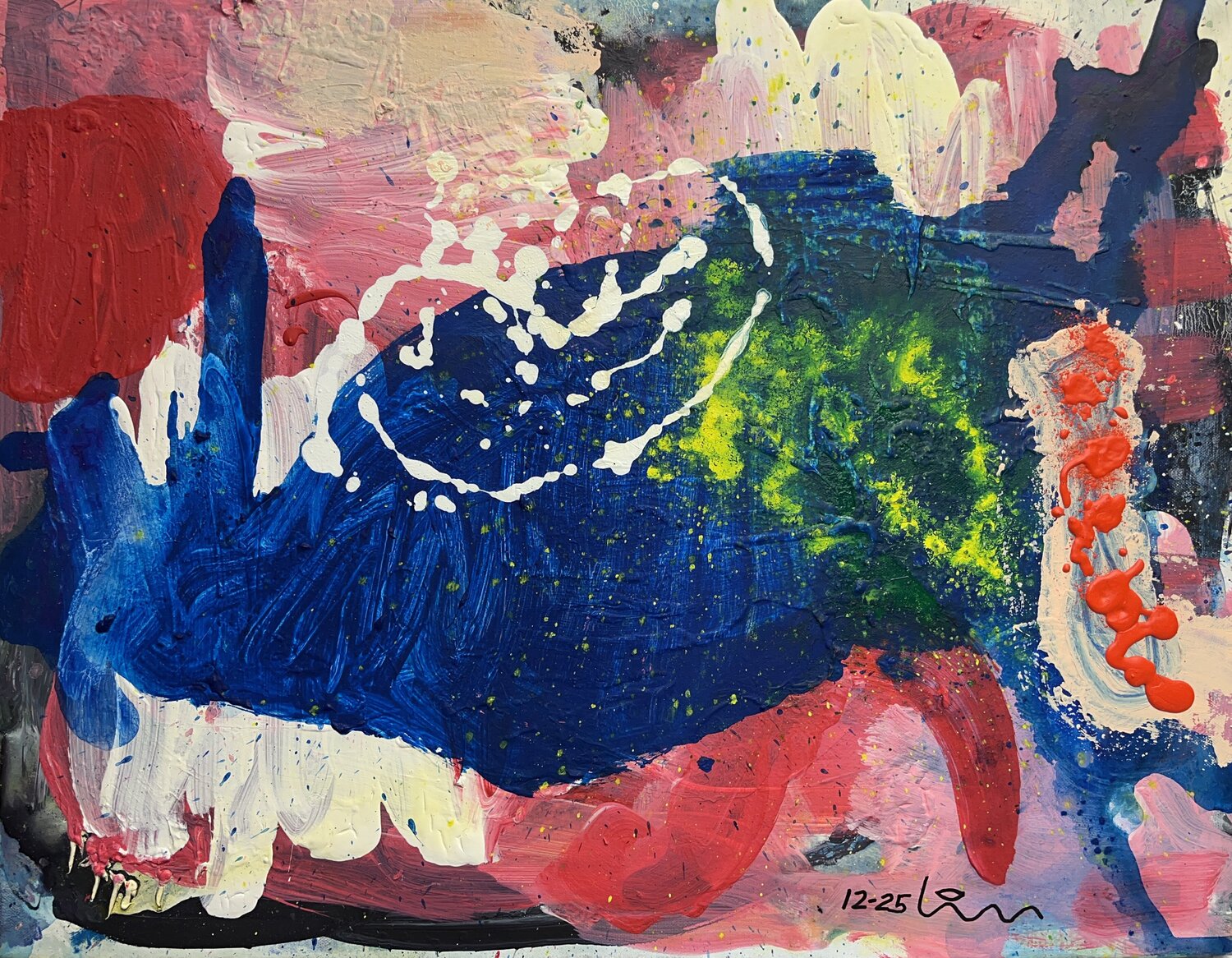 Peace by Heiner Lienhard (2025) : Painting Acrylic on Canvas - Singulart