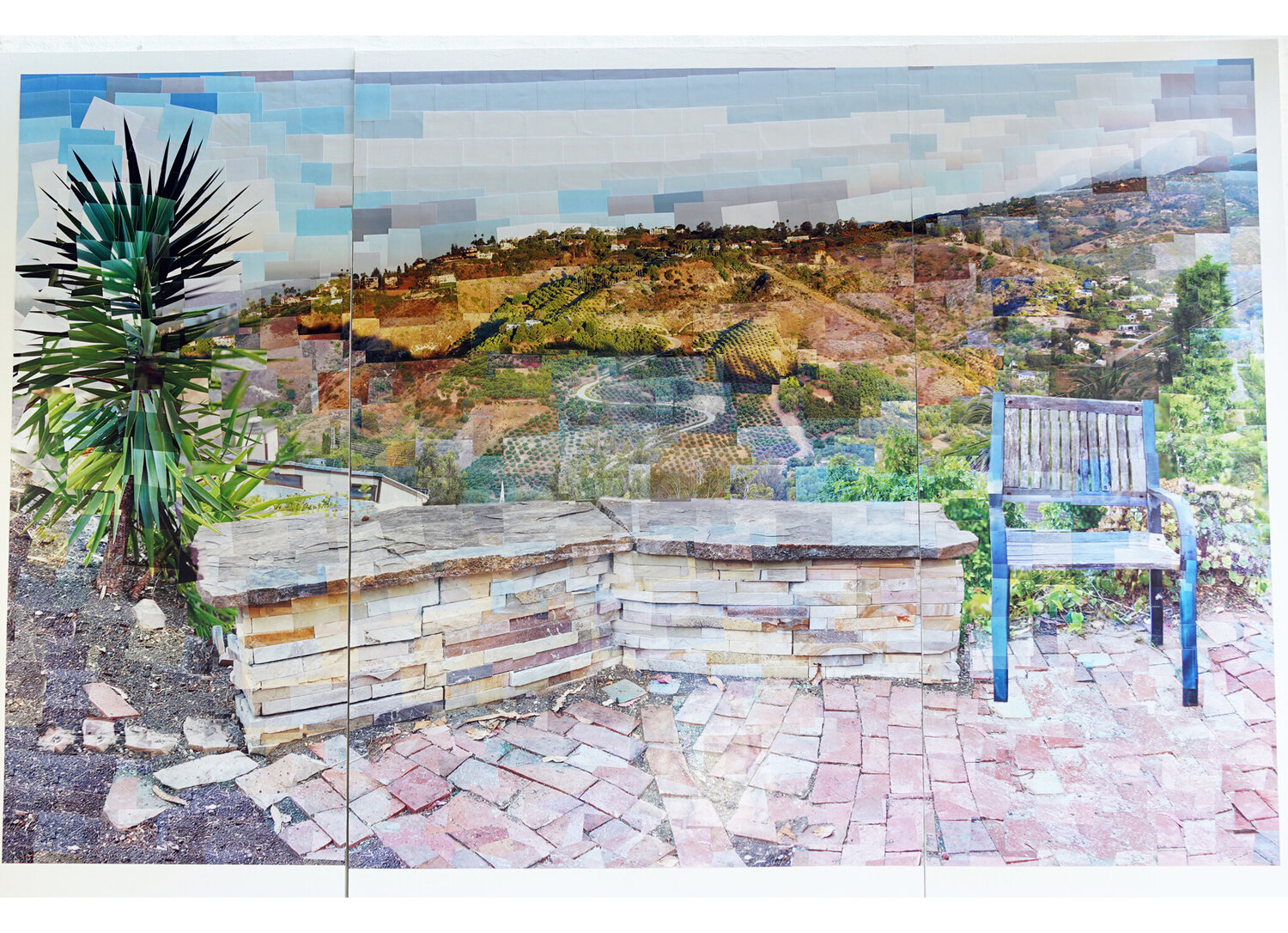 Sycamore Canyon by Collins Walker (2021) : Other Media Collage on Wood ...