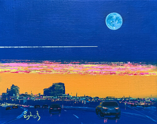 On my way home 17 by jeongrock Heo (2025) : Painting Oil on Canvas ...