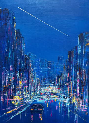 On my way home 17 by jeongrock Heo (2025) : Painting Oil on Canvas ...
