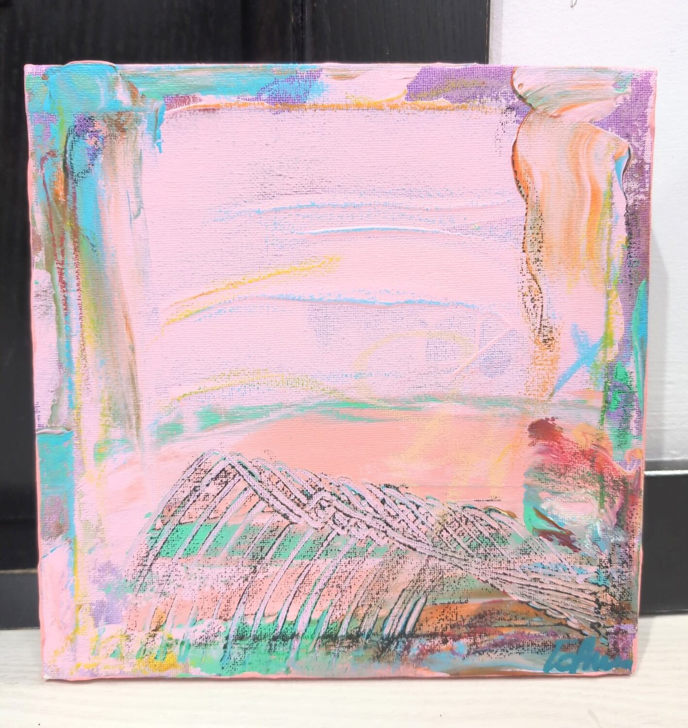 Waves of love by Ana Maria Guta (2025) : Painting Acrylic, Oil Pastel ...