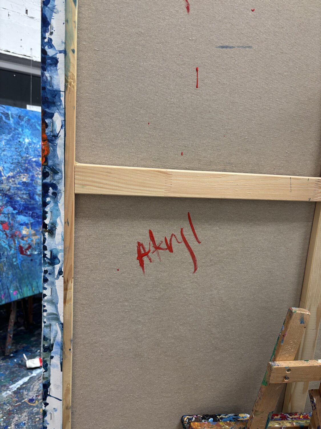 The blue spirit of freedom by Majka Dombrowicz (2025) : Painting ...