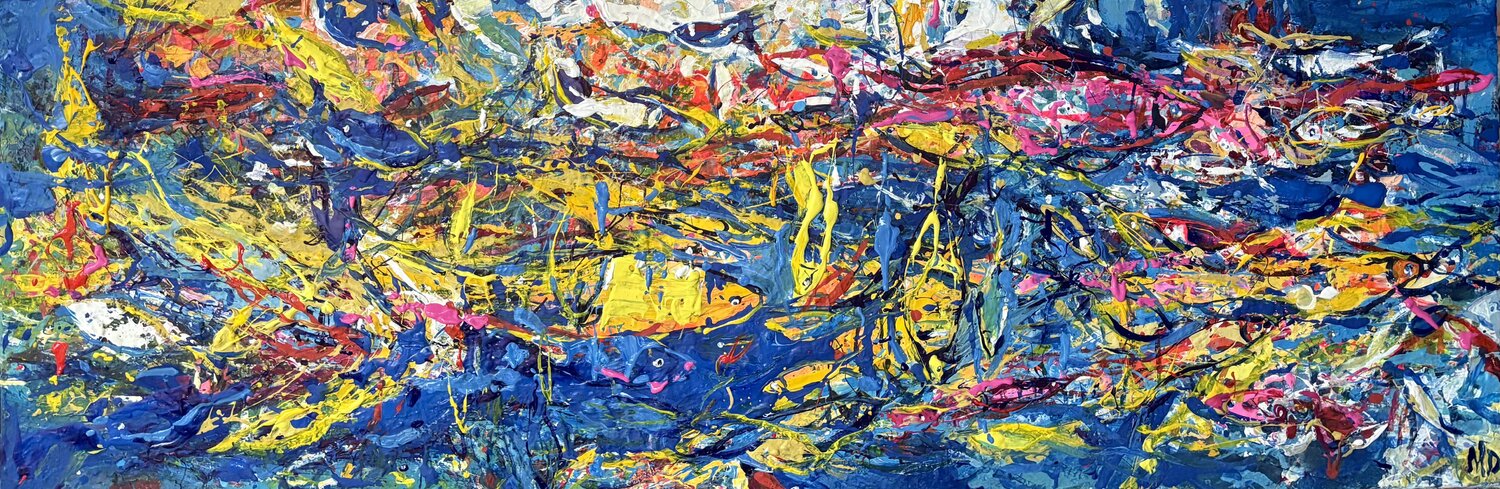 Catch me if you can de Majka Dombrowicz (2025): Pintura Acrílico en ...